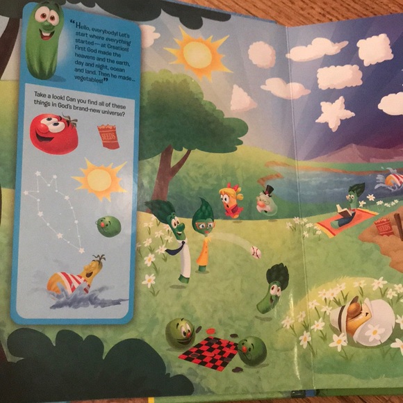 Toys | Veggie Tales Look Find Book | Poshmark